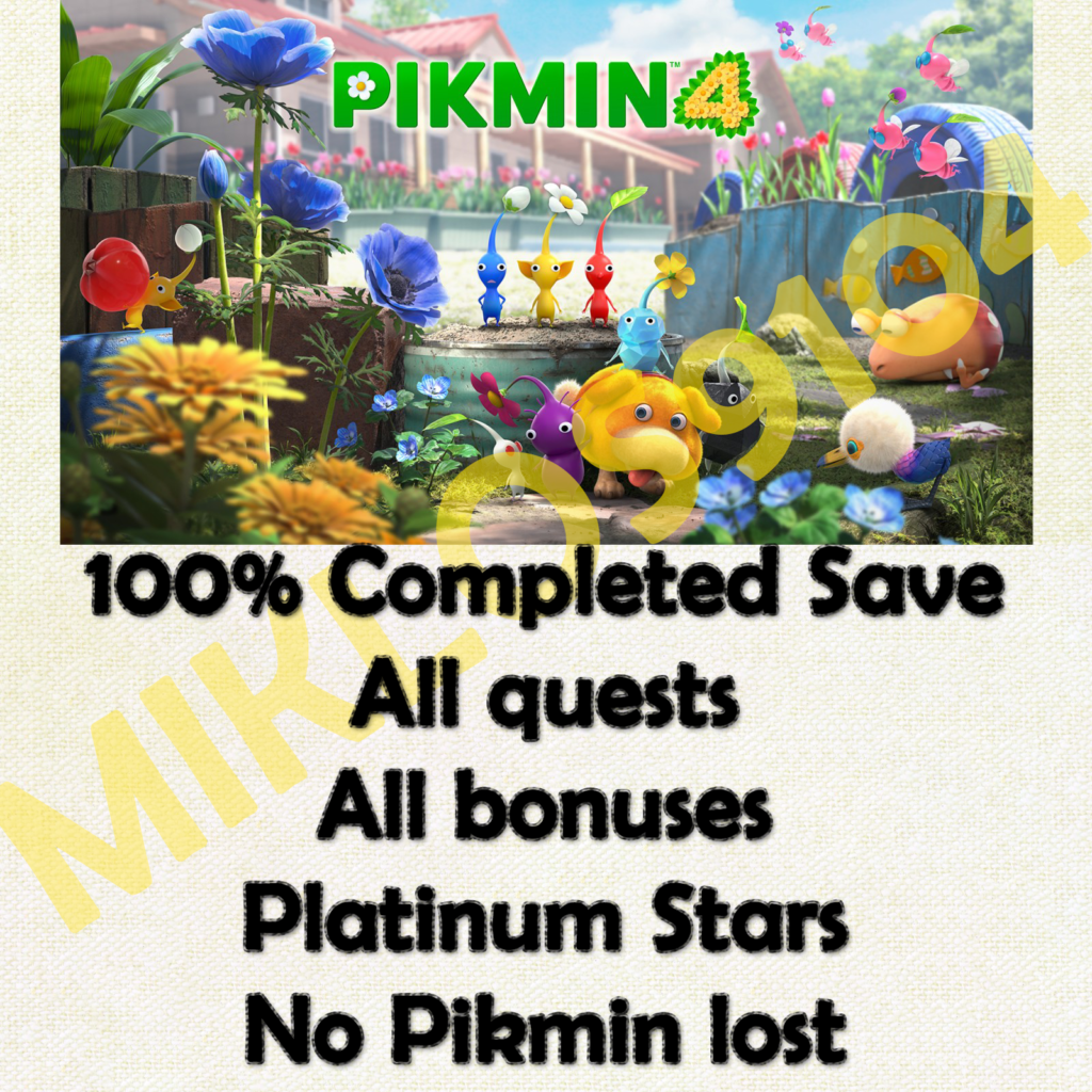Pikmin 4 - Nintendo Switch / Steam Save Editing
