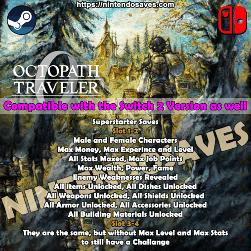 Octopath Traveler 0 - Nintendo Switch Save Editing